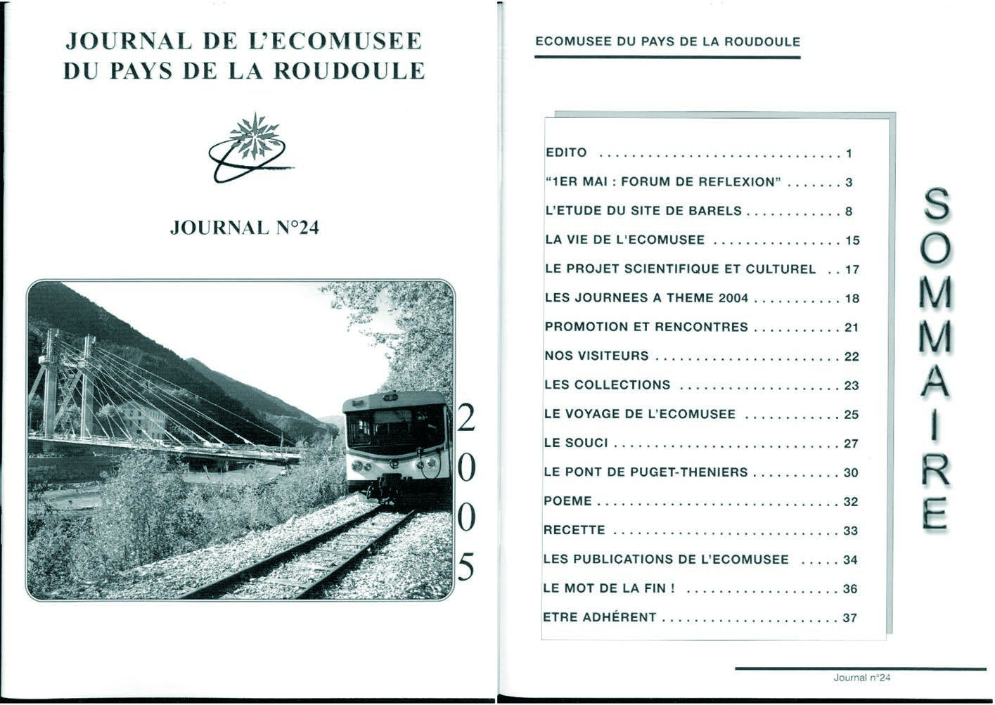 Journal de l'Écomusée n°24 - Roudoule, écomusée en terre gavote
